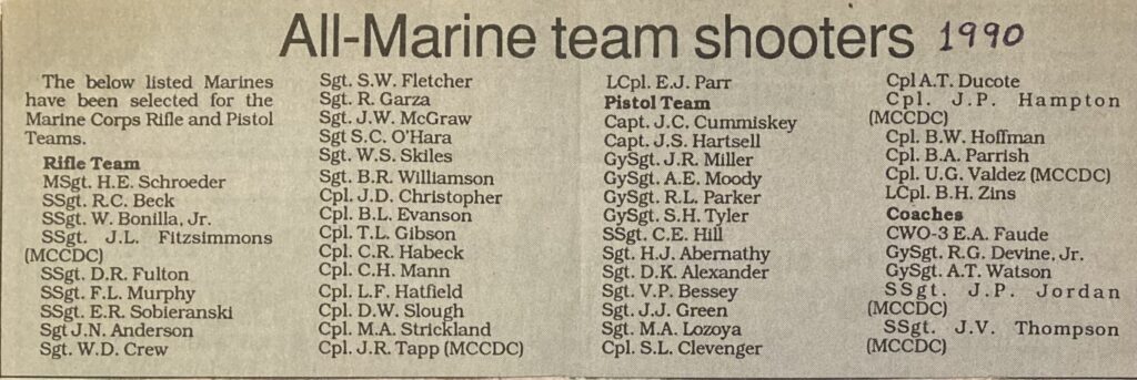 Marine Corps Distinguished Shooters Association – Home of the finest ...